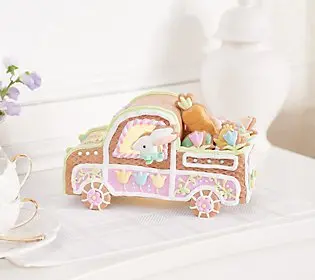 VALERIE PARR HILL Illuminated Easter Truck With Bunny Valerie