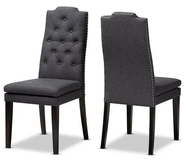 BAXTON STUDIO Dylin Dining Chairs Set Of 2