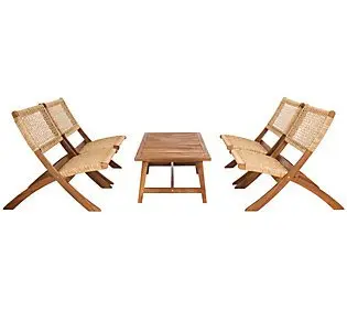 SAFAVIEH Blaze 5 Piece Outdoor Coffee Set By