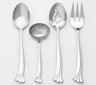 GINKGO Helmick Collection Leaf 4-piece H Ostess Set