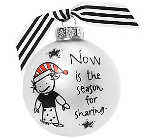 THE CHILDREN OF THE INNER LIGHT Now Is The Season Glass Ornament Inspired Arci