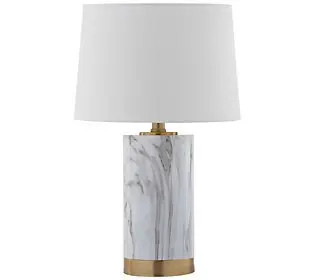 SAFAVIEH Clarabel Marble 18.25' Table Lamp