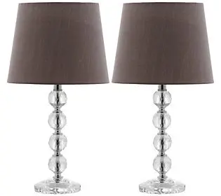SAFAVIEH Set Of 2 Nola Stacked Crystal Ball Lam Ps