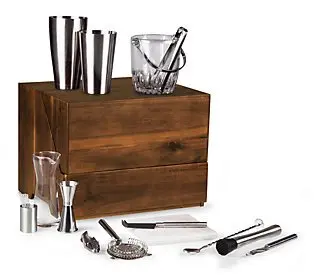PICNIC TIME Madison Acacia Tabletop Bar