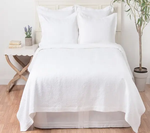 C&F HOME Jardin Matelasse Twin Coverlet