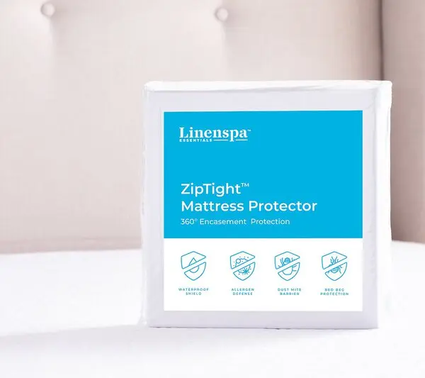 LINENSPA Essentials Encasement Mattress Protect Or, Queen