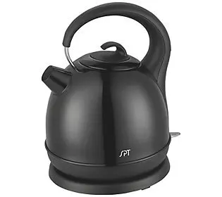 SPT 1.7l Stainless Cordless Kettle With Lack Coating