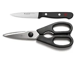 WUSTHOF 2-piece Gourmet Paring Knife And Shears Utility Set