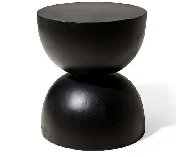 GLITZHOME Terrazzo Garden Stool Or Plant Stand R Accent Table