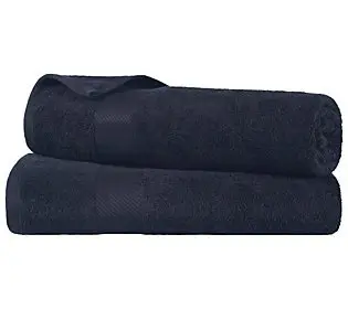 SUPERIOR Egyptian Cotton 2-piece Absorbent Bath Sheet Set