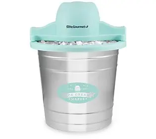 ELITE Gourmet 4-qt Old-fashioned Electric Ice Cream Maker