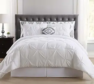 TRULY SOFT Pueblo Pleated Full Bed In A Bag