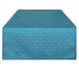 DESIGN IMPORTS 72' Storm Blue Lattice Outdoor T Ble Runner