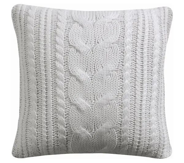LEVTEX HOME Camden Knit Cream Pillow By