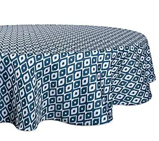 DESIGN IMPORTS Ikat Outdoor Tablecloth 60' Roun D
