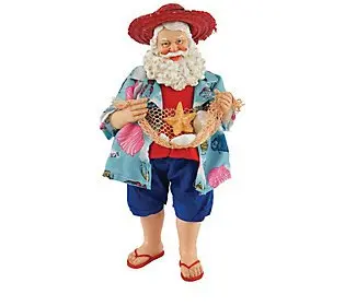 SANTA'S WORKSHOP 10' Beach Party Santa By