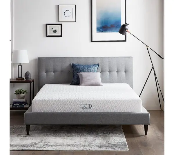 LUCID Comfort Collection 8 Firm Full Memory Foam Mattress