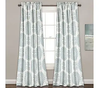 LUSH DECOR Evelyn Room Darkening 52'x95' Window Panel Set Y