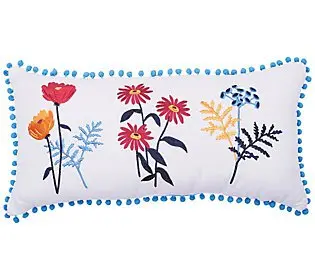 C&F HOME Carol & Frank Lola Embroidered Pillow