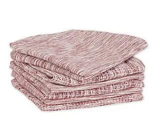 DESIGN IMPORTS Set Of 6 Recycled Cotton Dishclo Ths