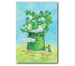 COURTSIDE MARKET Luck Of The Irish 12x18 Canvas Wall Art