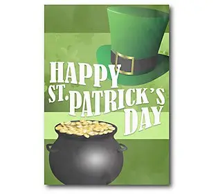 COURTSIDE MARKET Happy Saint Patrick's Day 12x1 8 Canvas