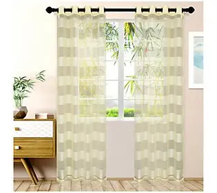 SUPERIOR Dalisto Rope Curtains W/ Grommet Heade R, 52' X 108