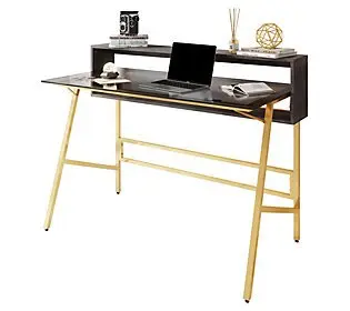 TECHNI MOBILI Home Office Writing Desk W/riser