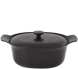 BERGHOFF Ron 5.5-qt Cast-iron Covered Casserole Black