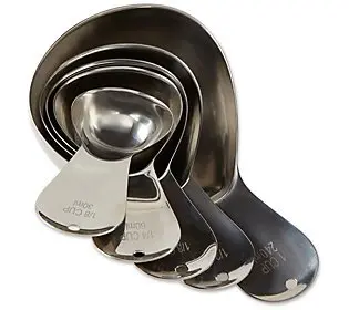 RSVP Set Of 5 Teardrop Measuring Cups