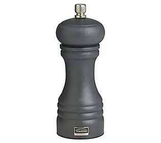 TRUDEAU Professional 6' Metallic Black Matte Pe Pper Mill