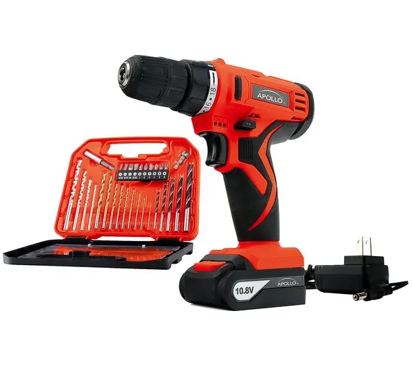 APOLLO 10.8 V Li-ion Drill With 30 Pc Bit Set Dt4937