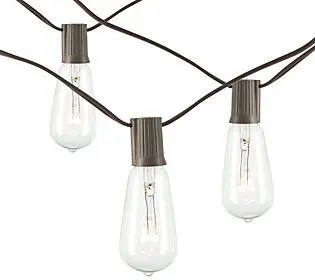 GERSON INTERNATIONAL Set Of 2 20' Electric Patio Light Strings Ge Rson Co