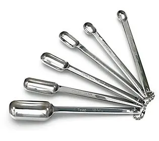 RSVP Set Of 6 Spice Measuring Spoons