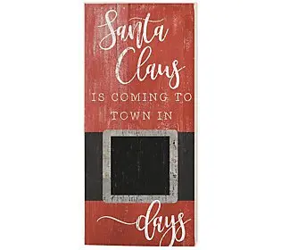 SINCERE SURROUNDINGS Santa Coming Chalk Talk