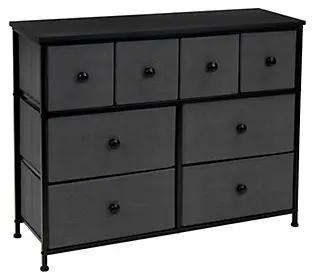 SORBUS Fabric Dresser Chest With 8 Drawers