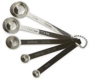 RSVP Set Of 5 Odd Spoons
