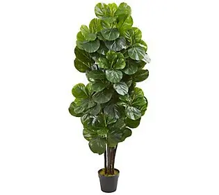NEARLY NATURAL 5' Fiddle Leaf Fig Artificial Tree By