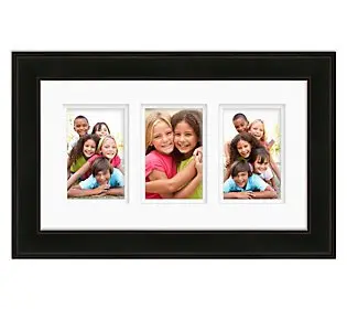 COURTSIDE MARKET Gardenia Black 9x16 Frame, 3-4 X6 Photos - One-color ...