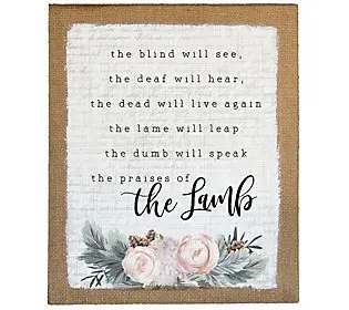 SINCERE SURROUNDINGS The Blind Will See Canvas Wall Art