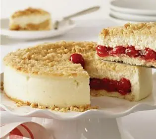 JUNIOR'S 8' Cherry Crumb Cheesecake