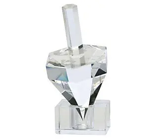 COPA JUDAICA Hexagon Crystal Dreidel