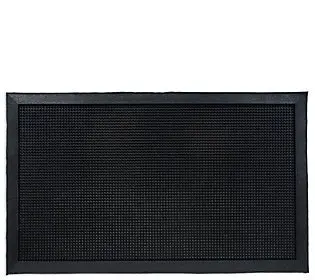 J&M HOME FASHIONS J&m Knubby Rubber Doormat 18' X 30
