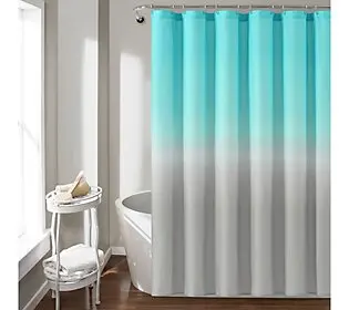 LUSH DECOR Umbre Fiesta 72' X 72' Shower Curtain Lush D Ecor