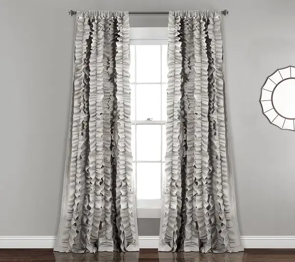 LUSH DECOR Belle Single Window Panel By