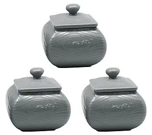 TEMP-TATIONS Woodland Set Of 3 Curved Ramekins