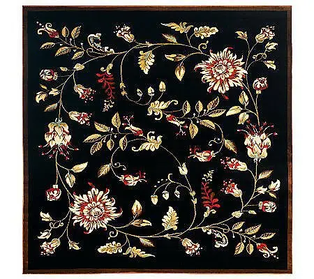 SAFAVIEH Lyndhurst Floral Swirl Power Loomed 6'7' X 6'7' Square Rug