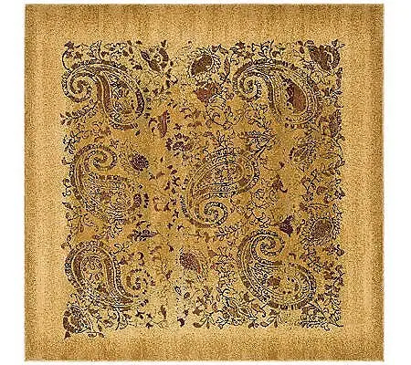 SAFAVIEH Lyndhurst 8' X 8' Paisley Life Power Loomed Squ Are Rug