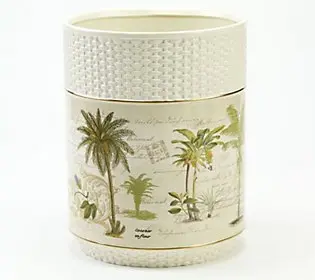 AVANTI LINENS Colony Palm Waste Basket
