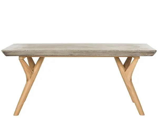SAFAVIEH Pacey Indoor/outdoor Modern Concrete Coffee Tab Le By - One-color